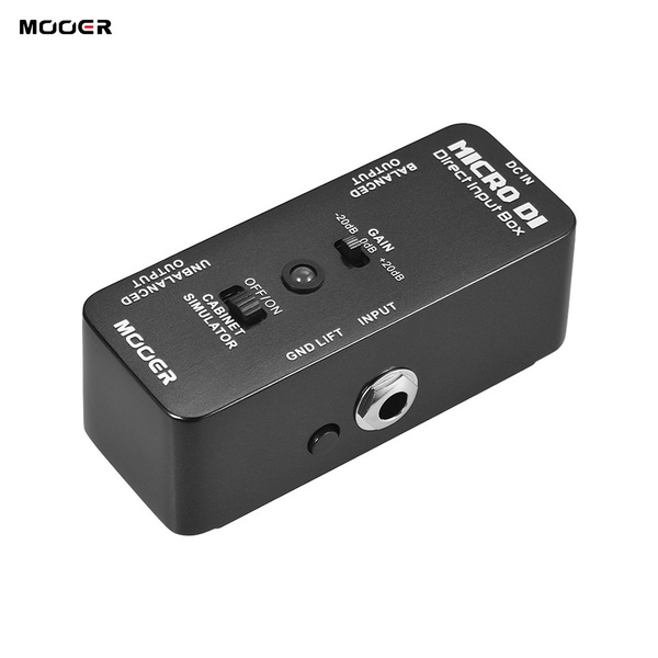 MOOER MICRO DI Cabinet Simulator DI Box Direct Input Box Педаль ...