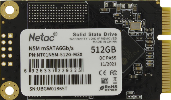 512 ГБ Внутренний SSD-диск Netac N5M 512Gb NT01N5M-512G-M3X_2523 озон ...