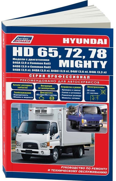 Книга: руководство / инструкция по ремонту и эксплуатации HYUNDAI HD 65 ...