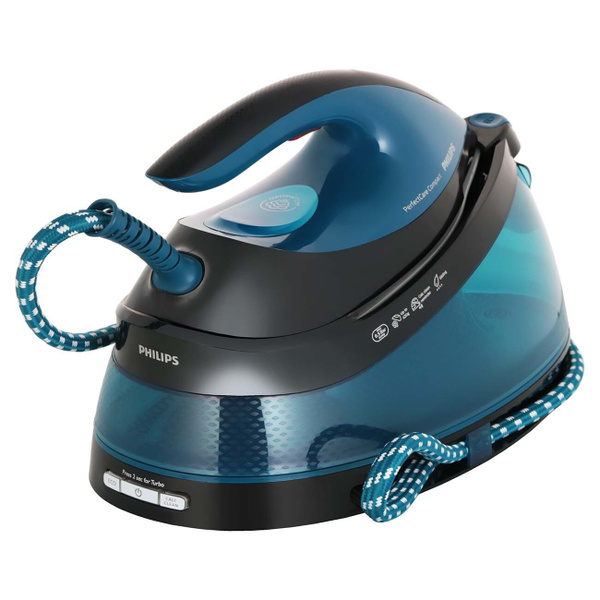 Парогенератор Philips Respironics GC7846/80, черный, светло-синий ...
