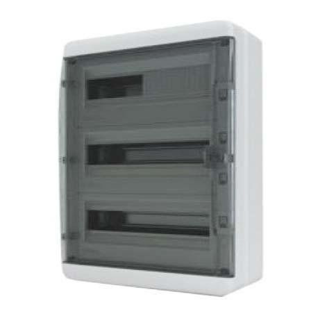 Tekfor BNK 65-54-1 Бокс навесной 54 модуля Черная прозрачная дверь - купить по выгодной цене в ...