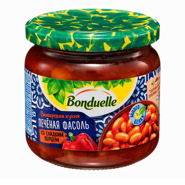 Фасоль Bonduelle паприкаш печеная со сладким перцем 360 г купить на OZON по низкой цене (692453942)