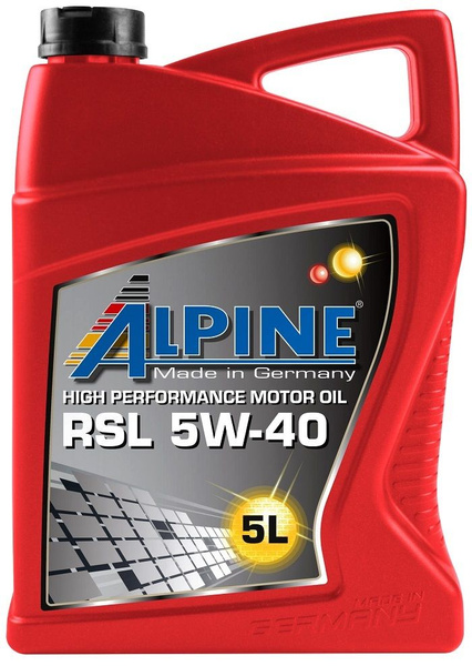 Масло моторное Alpine 5W-40 Синтетическое - купить в интернет-магазине ...