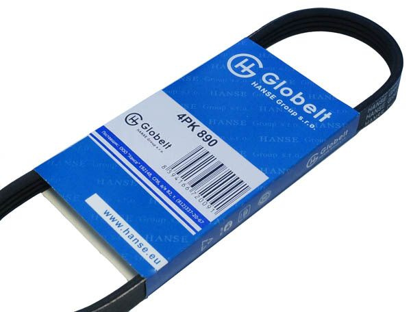 4PK890 GLOBELT Ремень приводной поликлиновой EPDM - Globelt арт. 4PK890 ...