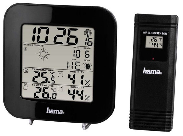 Hama Ews-200, метеостанция, черный купить на OZON по низкой цене ...