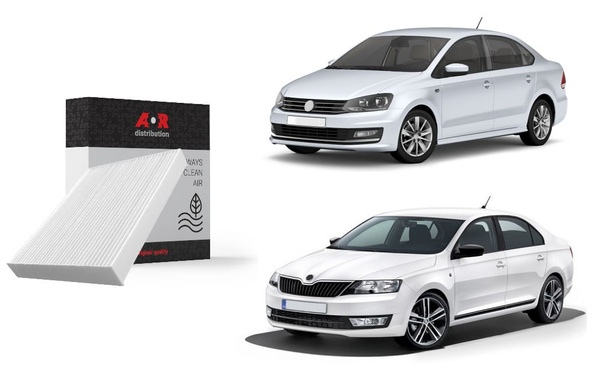 Фильтр салона Поло Седан 1,4-1,6л 10-; Polo Sedan (Rus) 1.6 (61 ...
