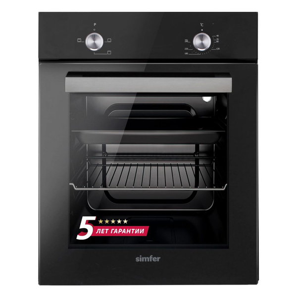 Simfer духовой шкаф встраиваемый / 3 режима работы, верхний и нижний нагрев / объем 49 литров ...