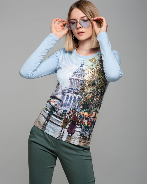 Лонгслив SAHAR art lab - купить с доставкой по выгодным ценам в интернет-магазине OZON (733432314)