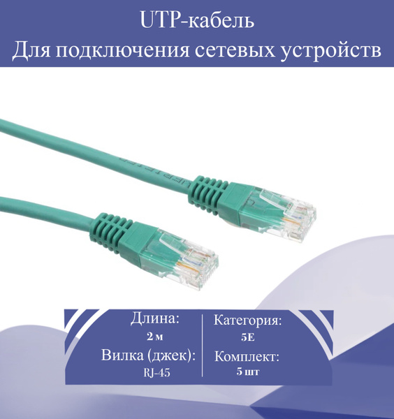 Кабель Rj 45 Ethernet Wandt Коннектор патч корд купить по низкой цене в интернет магазине Ozon