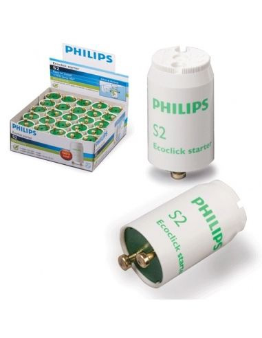 Стартер для люминесцентных ламп, Philips, S2 4-22W SER 220-240V (25шт ...