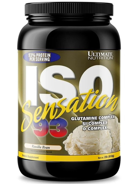 Изолят протеина Ultimate Nutrition ISO Sensation 93 910 г, Ваниль ...