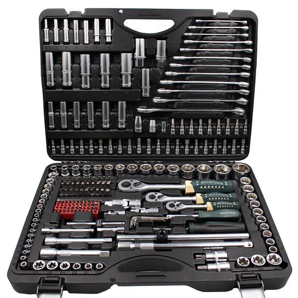 Набор инструментов для автомобиля 216 предметов ROCK FORCE RF-38841 ( 1 ...