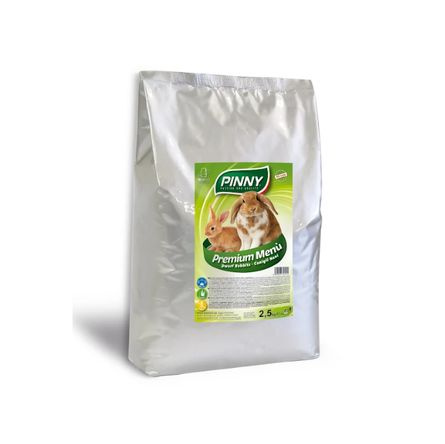 PINNY PM Полнорационный сухой корм для карликовых кроликов с морковью ...