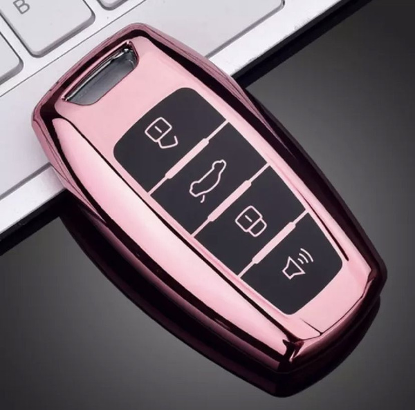 Чехол на не выкидной ключ TPU Haval Dargo, Jolion, F7, F7x pink ...