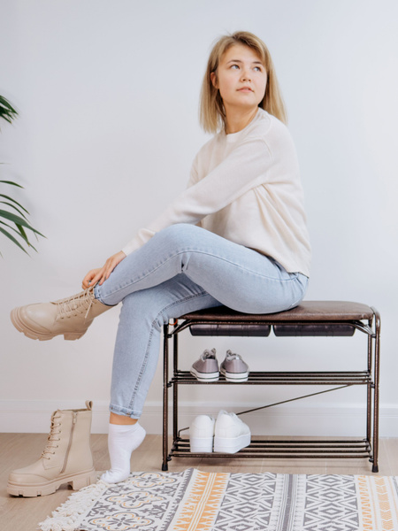 Обувница ЗМИ ZMI59ПДОА23СЯ_1, Сталь, Металл, 65x30x48 см - купить по ...