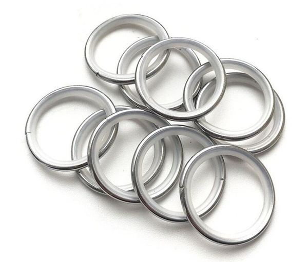 Кольца для карниза серебро 25мм купить по низкой цене с доставкой в ...