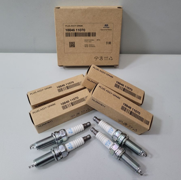 Комплект свечей зажигания Hyundai-KIA 1884611070 - купить по выгодным ...