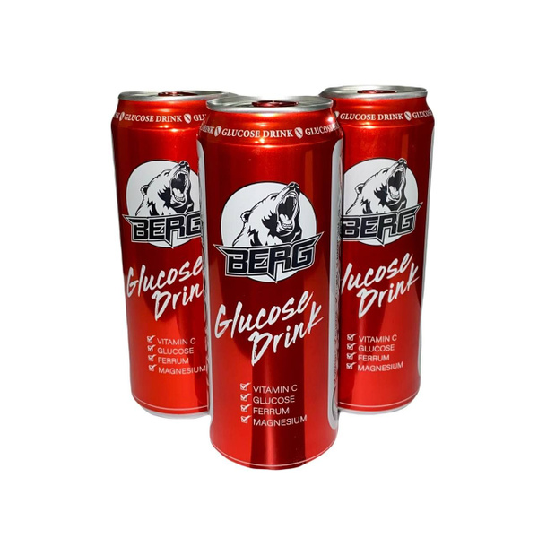 Энергетический напиток Berg Glucose 3х449 ml - купить с доставкой по ...