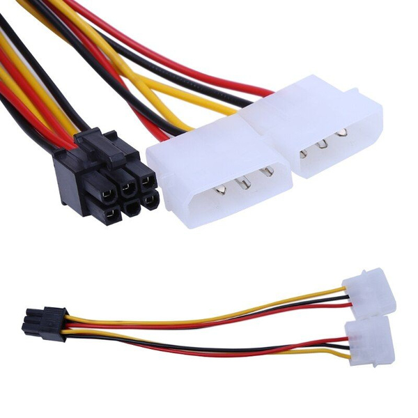 Переходник для блока питания 2 x Molex - PCIe 6 pin - купить с ...