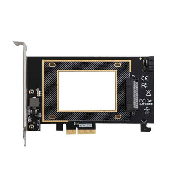 Карта расширения PCIe3.0 to U.2 PCI-E X16 SFF8639 SSD-адаптер NVMe Емкость 2,5-дюймовый ...