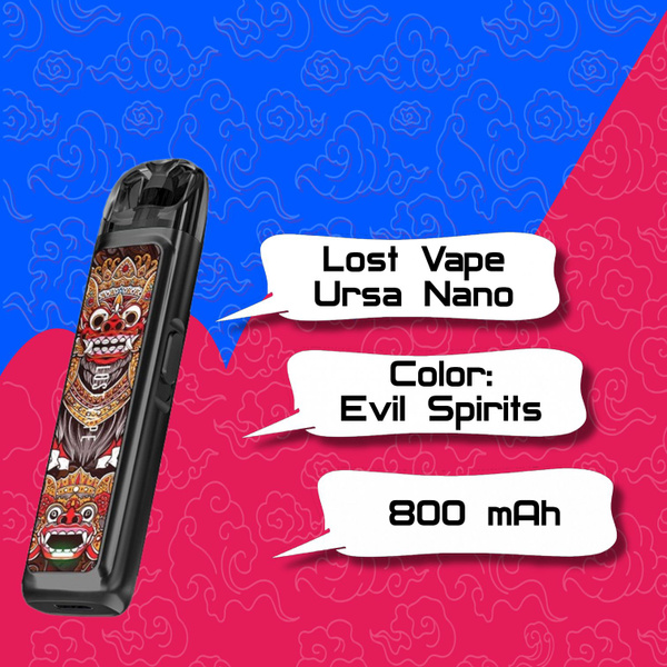 Набор Lost Vape Ursa Nano 800 mAh Pod kit, Evil Spirits, 1 шт., без ...