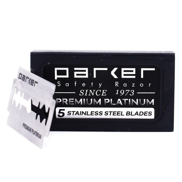 Parker Premium Platinum лезвия для классического Т-образного станка 5 ...