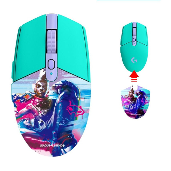 Игровая мышь беспроводная Logitech G B/G304 LOL-X Logitech G G304 LOL co-brand GREEN EKKO ...