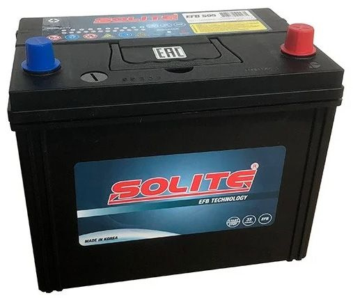 Аккумулятор автомобильный SOLITE EFB S95L 100D26L 6СТ-80 Обр. купить на OZON по низкой цене ...