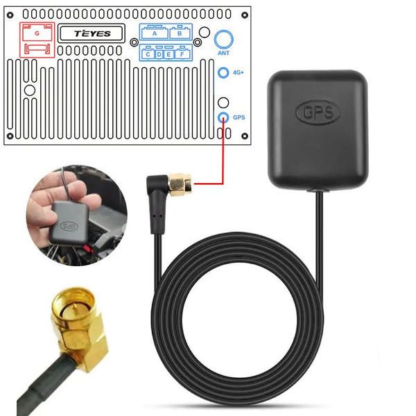 Gps антенна для Android автомагнитол Глонасс антенна Sma для магнитолы