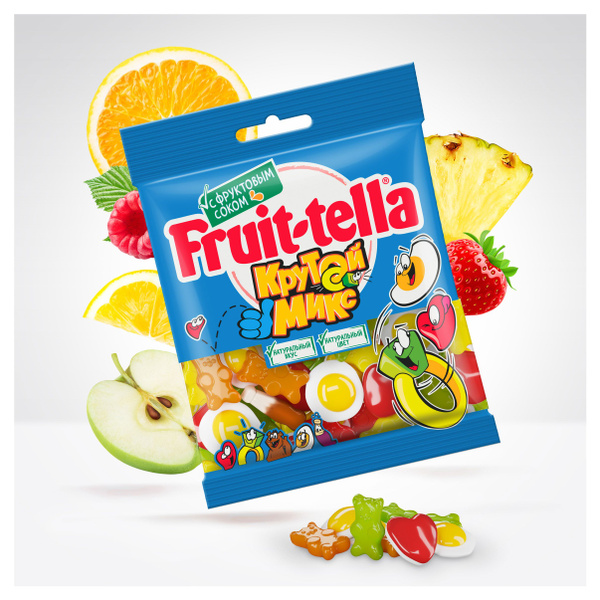 Мармелад жевательный Fruittella Крутой Микс, 70 г x 3 шт купить на OZON по низкой цене (2093529430)