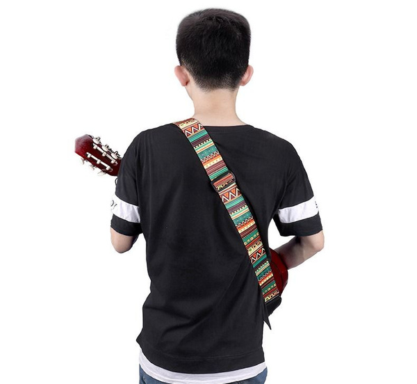 Ремень с узорами для гитары, укулеле, балалайки, домры, музыкальных ...