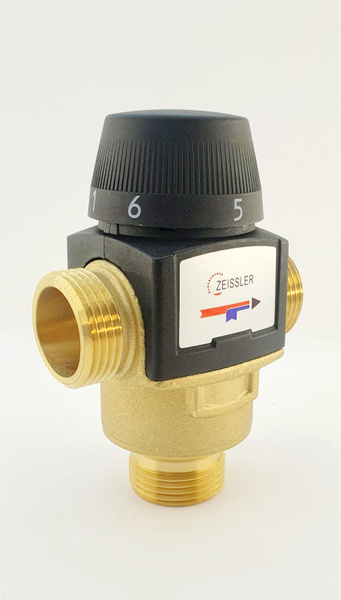 Термостатический клапан 1" (20-55 C) BL3170C04 ZEISSLER - купить в интернет-магазине OZON по ...