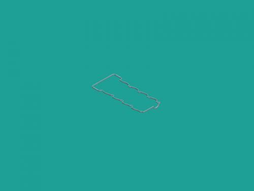 Прокладка клапанной крышки двигателя Hyundai / Kia (Mobis) 224412A700 ...