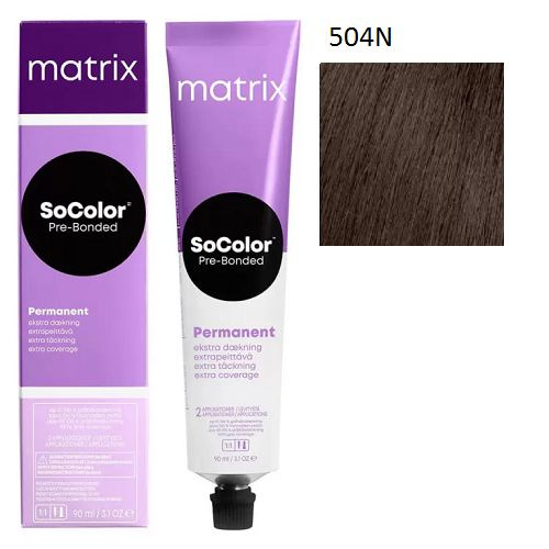 Крем краска MATRIX SoColor Pre-Bonded 504N, 90 мл - купить с доставкой ...