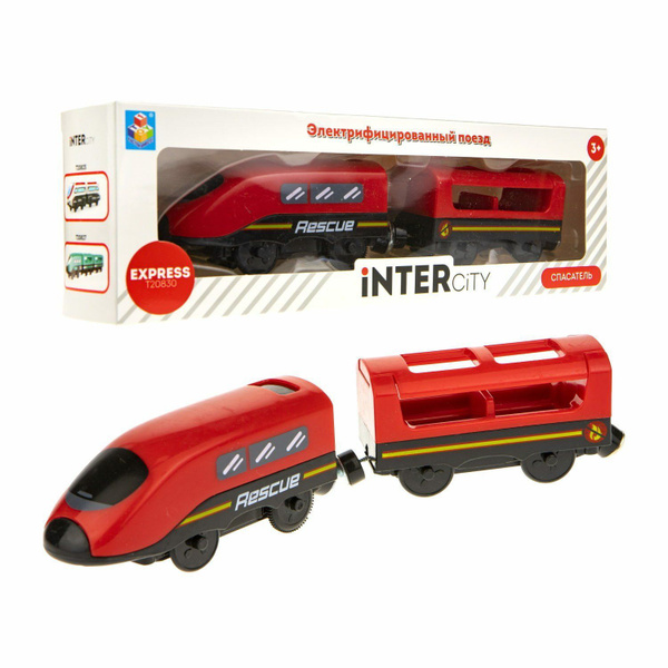 1Toy InterCity Express Электропоезд Спасатель, 2 вагона Т20830 - купить с доставкой по выгодным ...