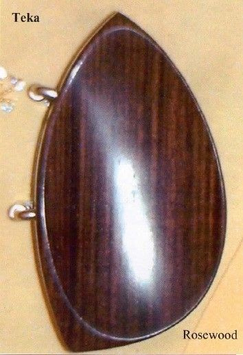 VC05Ru-4/4 Подбородник для скрипки, модель Teka. Форма крепления - U ...