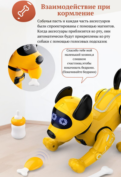 Робот собака на пульте управления koddy, музыкальная игрушка ...