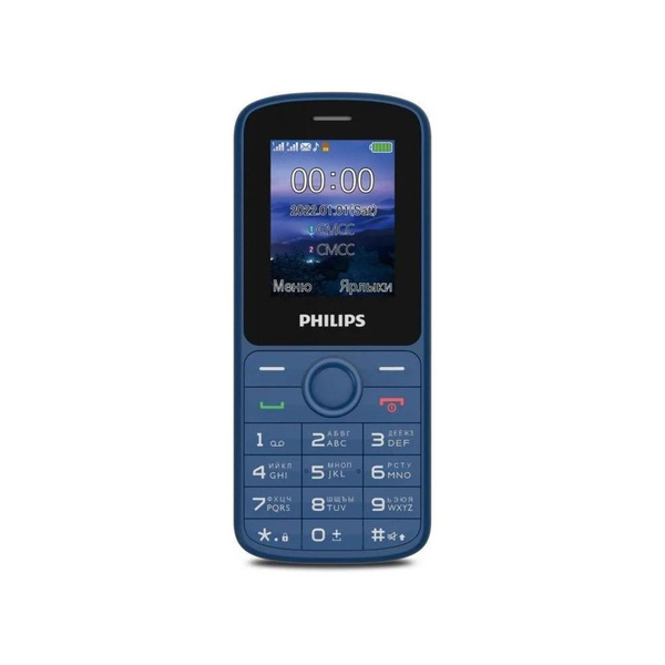 Мобильный телефон Philips Xenium E2101, синий - купить по выгодной цене в интернет-магазине OZON ...