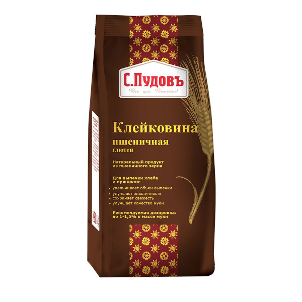 Пудовъ клейковина пшеничная, 250 г купить на OZON по низкой цене ...