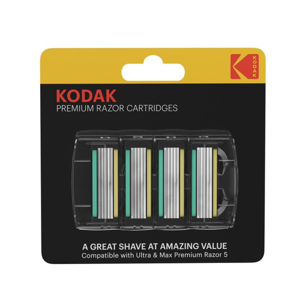 Сменные кассеты для бритья Kodak Premium Razor 5 лезвий 4 штуки ...