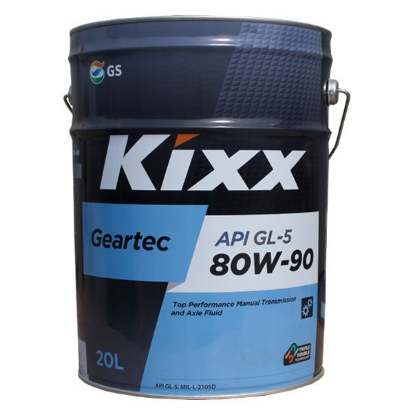 Масло трансмиссионное полусинтетическое Kixx GEARTEC SAE 80W-90, API GL ...