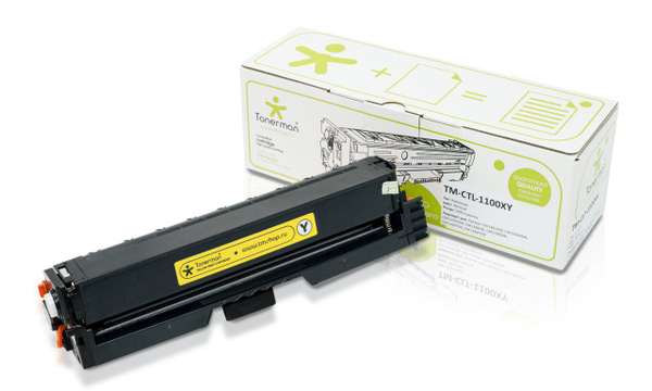 Расходник для печати Tonerman CTL-1100XK, желтый, для лазерного ...