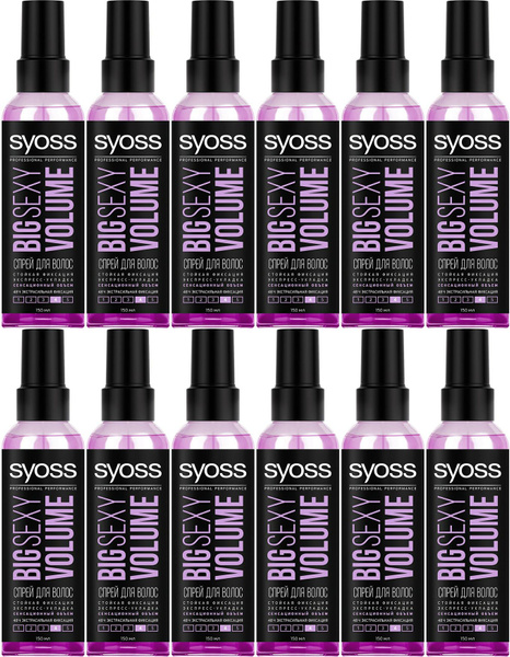Спрей Syoss Big Sexy Volume для всех типов волос объем экстрасильная ...