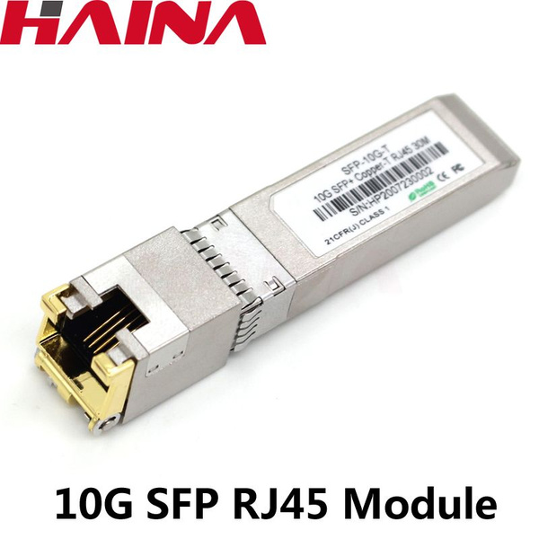 10G SFP+ к RJ45 медный модуль 10gb SFP RJ45 модуль SFP SFP+-T 10GBase-T ...
