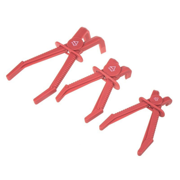 Набор загнутых зажимов для резиновых шлангов и патрубков 3 пр. ARNEZI R6070021 - купить с ...