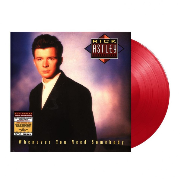 Rick Astley (1800шт в мире) - Whenever You Need Somebody (RSD Red ...