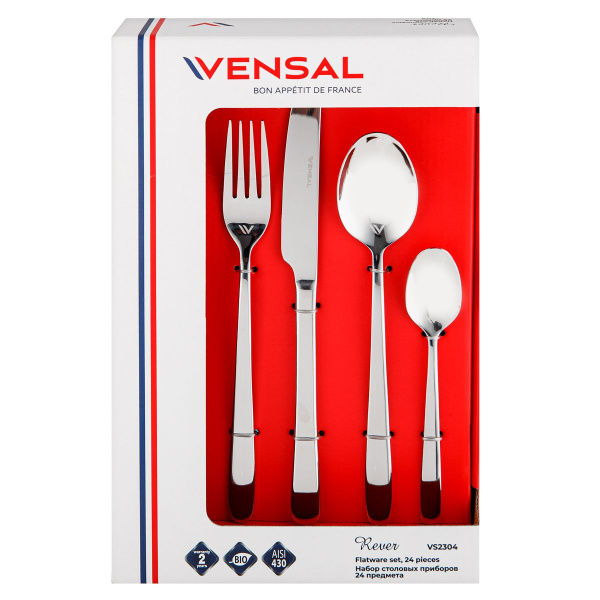 Набор столовых приборов VENSAL, 24 предм. - купить с доставкой по ...