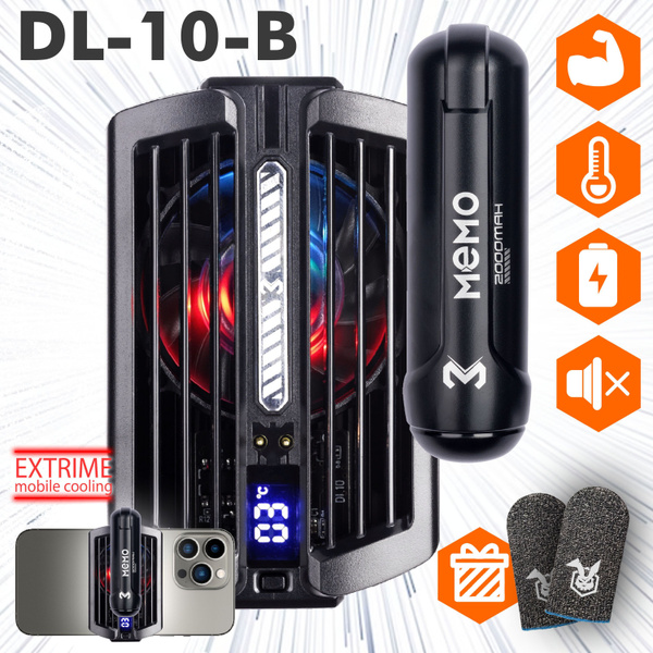 Игровой вентилятор MEMO DL-10 RGB Battery 2000 mAh для телефона на ...