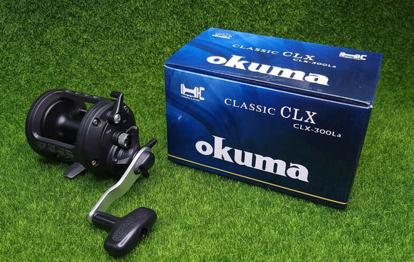 Катушка Okuma NEW Classic CLX 300Lxa Left Hand, Мультипликаторная, 3000 ...