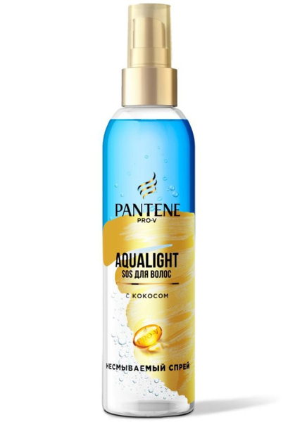 Pantene Спрей для волос Aqua Light, несмываемый, 150 мл - купить с ...